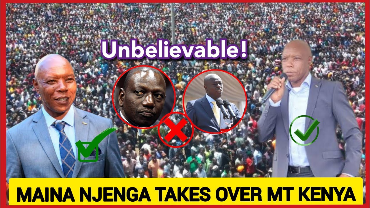 Wueh! this is pure love! Crowd Singing Mau Mau Song Join Maina Njenga ...