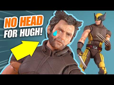 Brown Suit Wolverine HEAD SWAPS and REVIEW! Marvel Legends Deadpool and Wolverine Action Figure