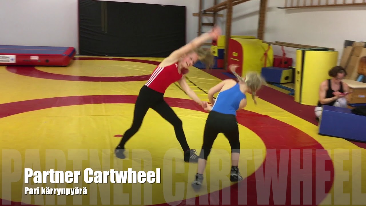 Partner Cartwheel - Pari kärrynpyörä - YouTube