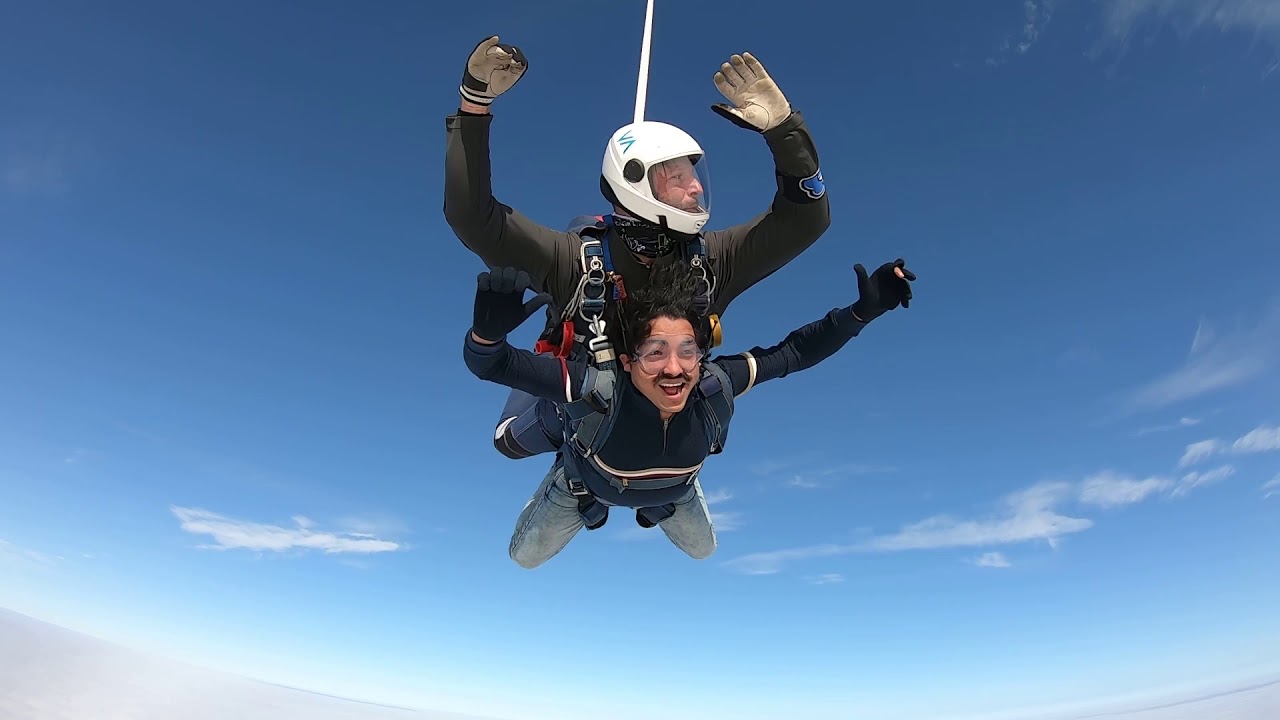 UK Parachuting Peterborough Tandem Skydiving October 2020 - YouTube