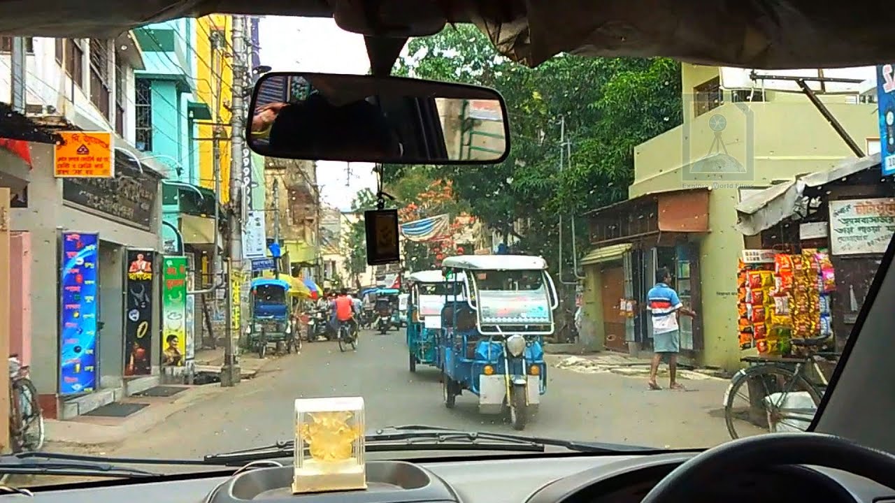Driving in Konnagar City, West Bengal - YouTube
