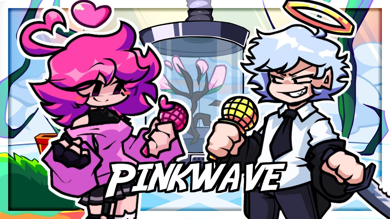 FNF Pinkwave but Human Pink vs HH White sings it - cover🎙 - YouTube