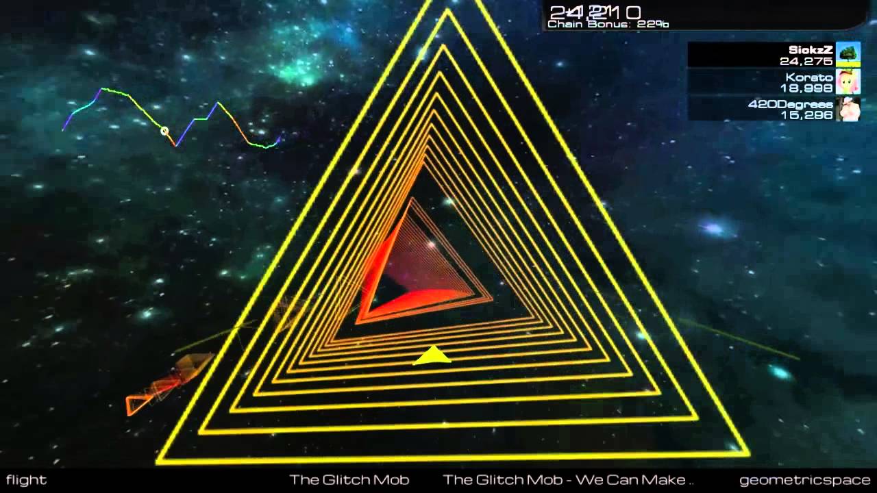 Audiosurf 2 Mod Flight Gameplay l The Glitch Mob We Can Make The World ...