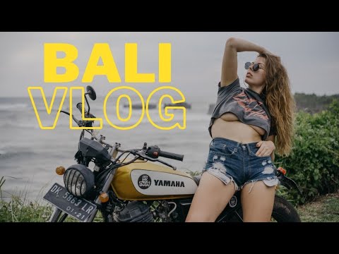 Bali Bikini Motorcycle Shoot