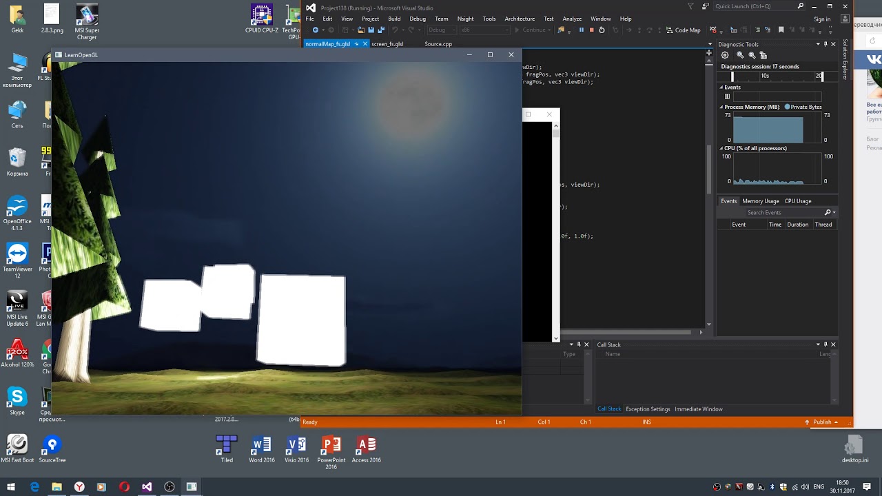 OpenGL basic HDR test - YouTube