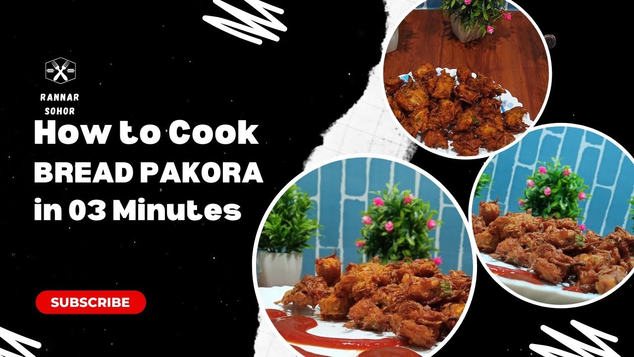 🍲 sweet bread pakoda in home 📌 - YouTube