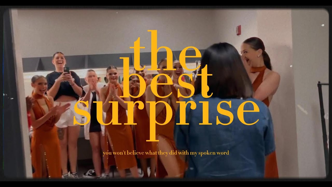 this dance group did WHAT to my spoken word? 😭 (vlog) - YouTube