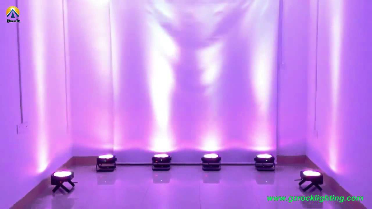 Rechargeable battery powered & wireless DMX LED uplighting 198 10mm ...