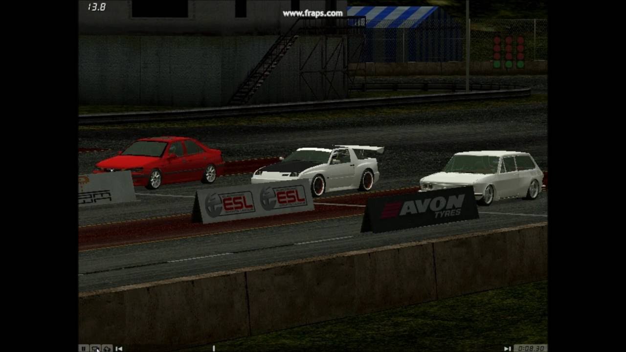 Lfs night mod Drag - YouTube