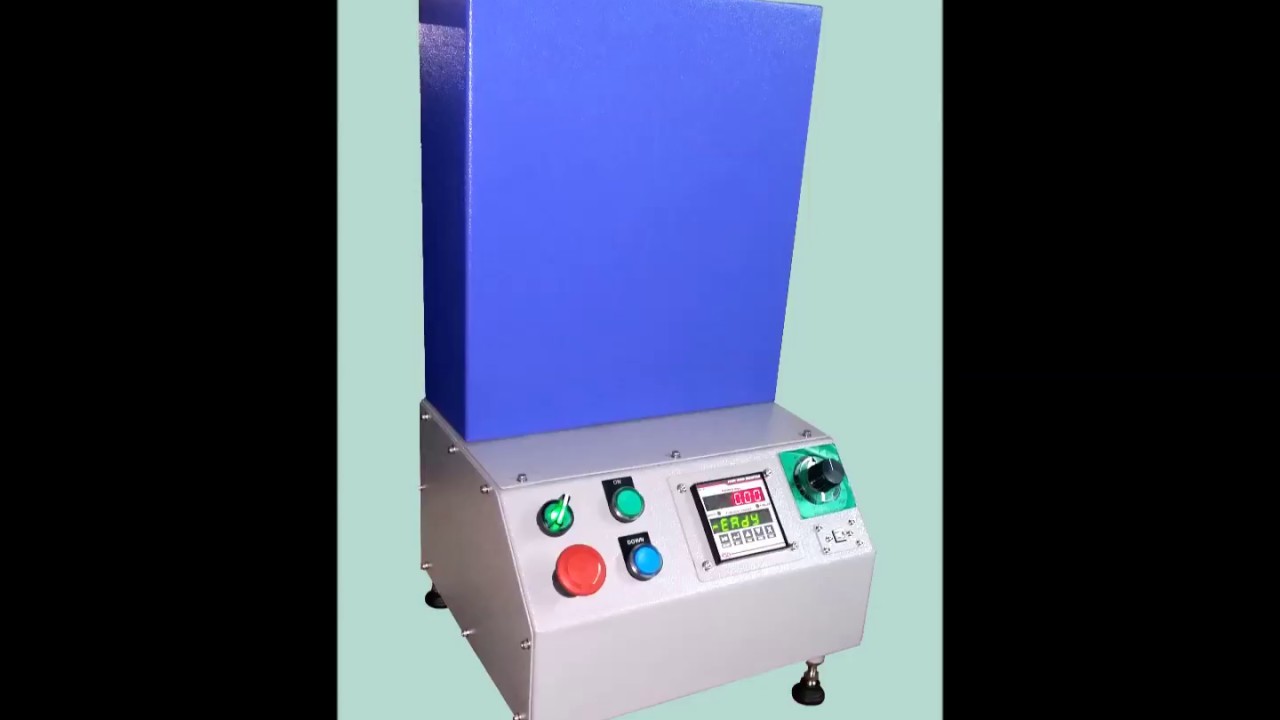 Tamper Evident band breaking machine - YouTube