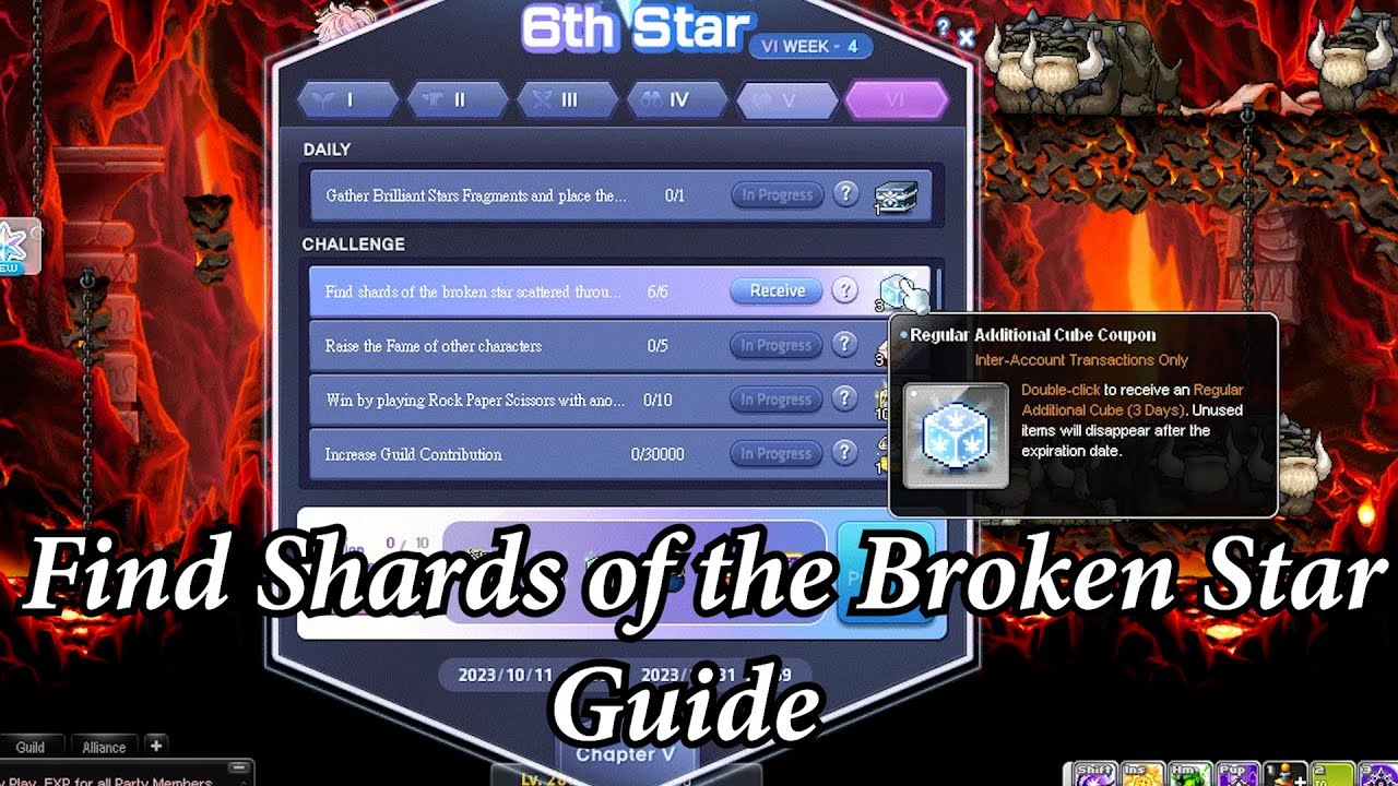 6th Star Chapter 5- Find Shards of the Broken Star Pieces Guide (All ...