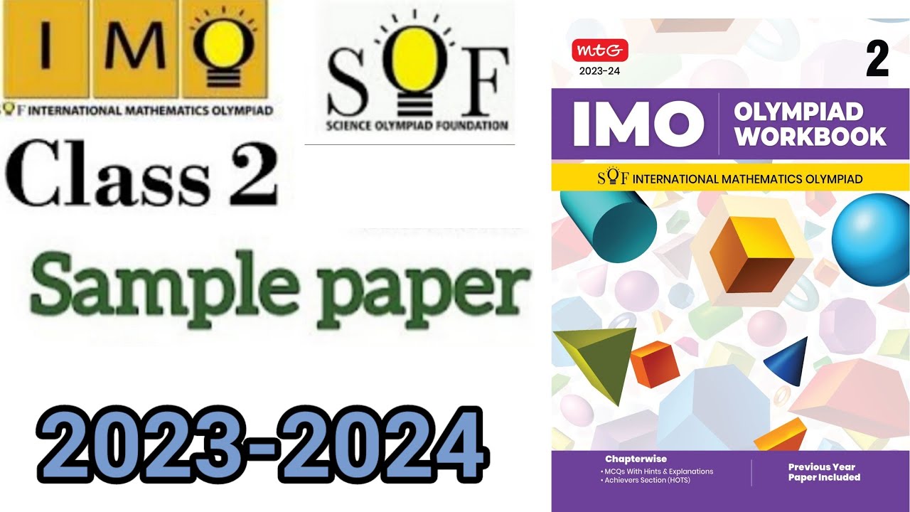 𝗖𝗟𝗔𝗦𝗦-𝟮|𝗦𝗮𝗺𝗽𝗹𝗲 𝗣𝗮𝗽𝗲𝗿 -𝟮𝟬𝟮𝟯-𝟮𝟬𝟮𝟰|𝘀𝗼𝗳 𝗼𝗹𝘆𝗺𝗽𝗶𝗮𝗱#matholympiad #imo #olympiadexams #class2# ...