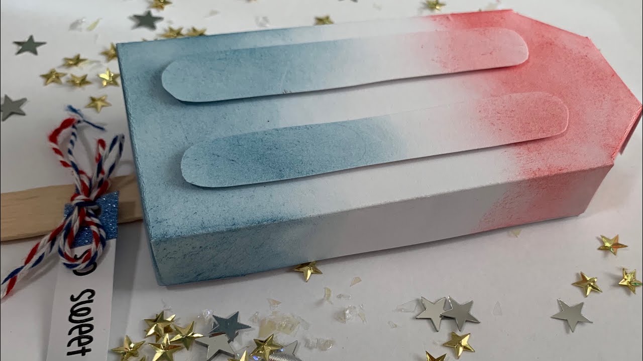 Popsicle box and free Template - YouTube