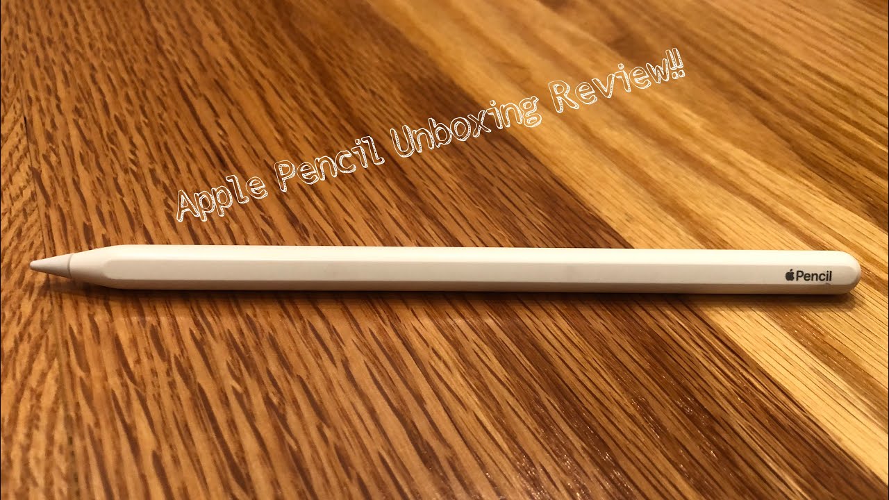 Unboxing Apple Pencil || IRL Video! - YouTube