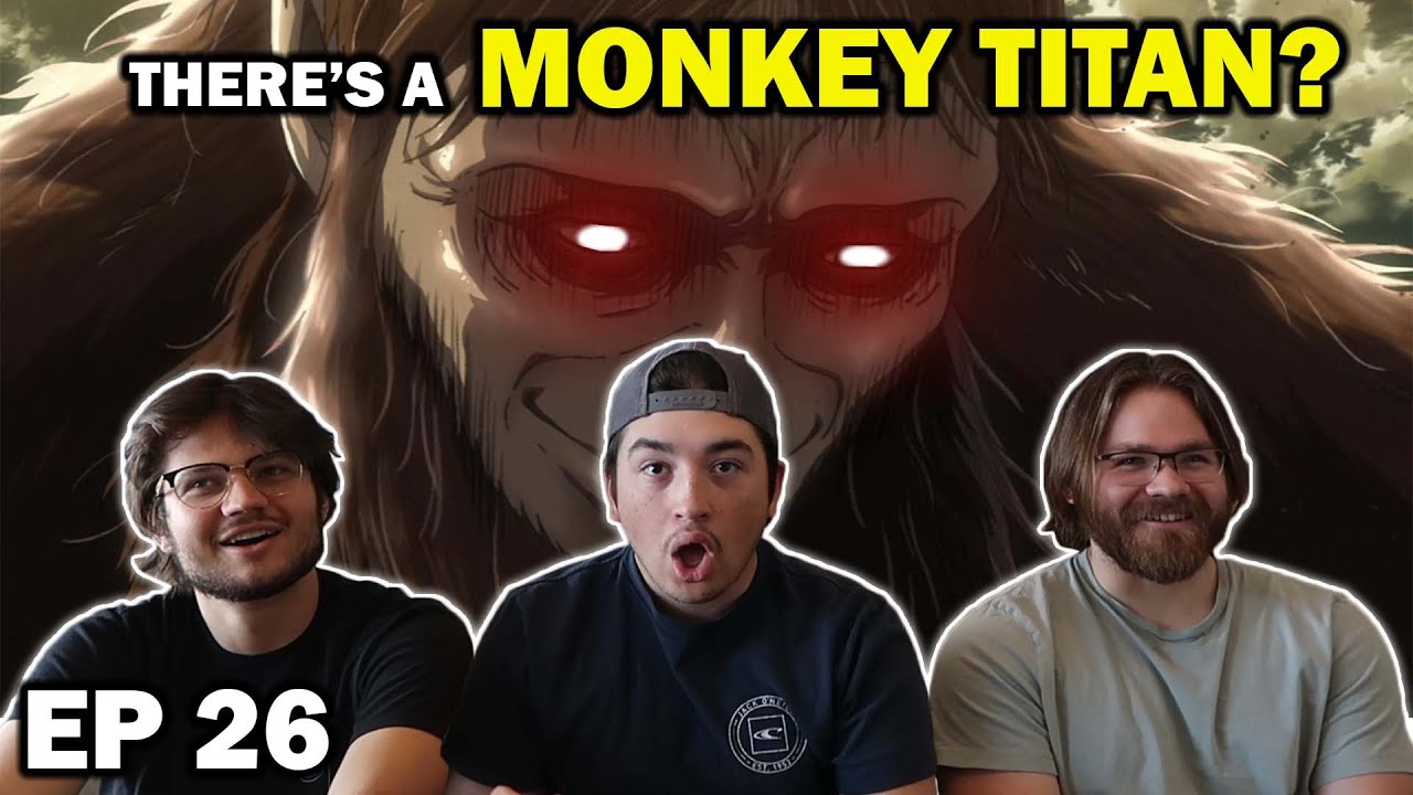 There's A MONKEY TITAN Now? | Non-Anime Fans Watch Attack On Titan 2x1 ...