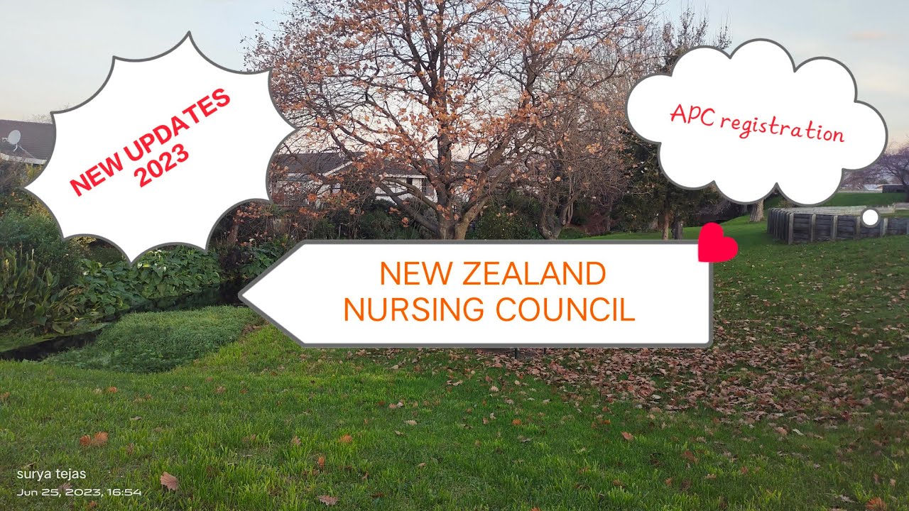 New Zealand nursing council registration#new updates #2023 #APC ...
