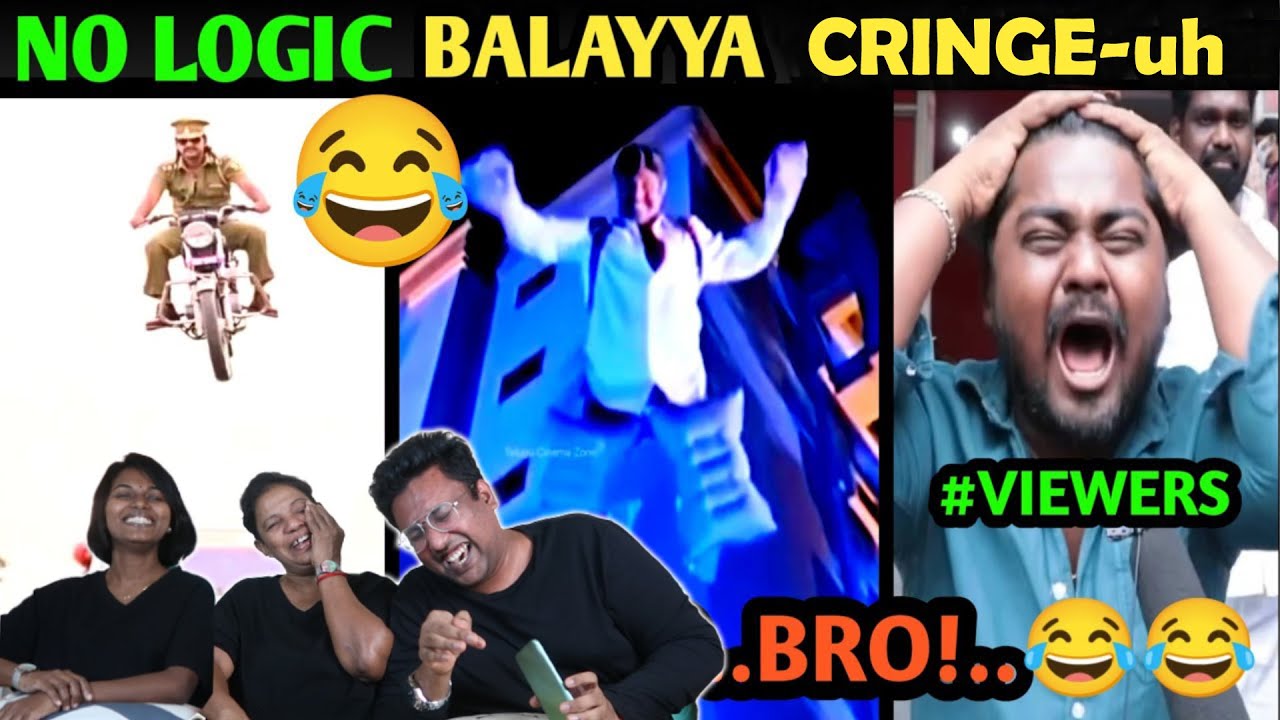 NO LOGIC Funny Balayya Fight Scenes Troll 😂 || Ramstk Family ...