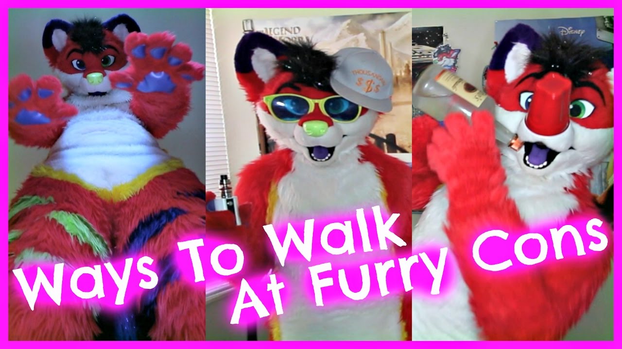 25 Ways Furries Walk At Cons - YouTube