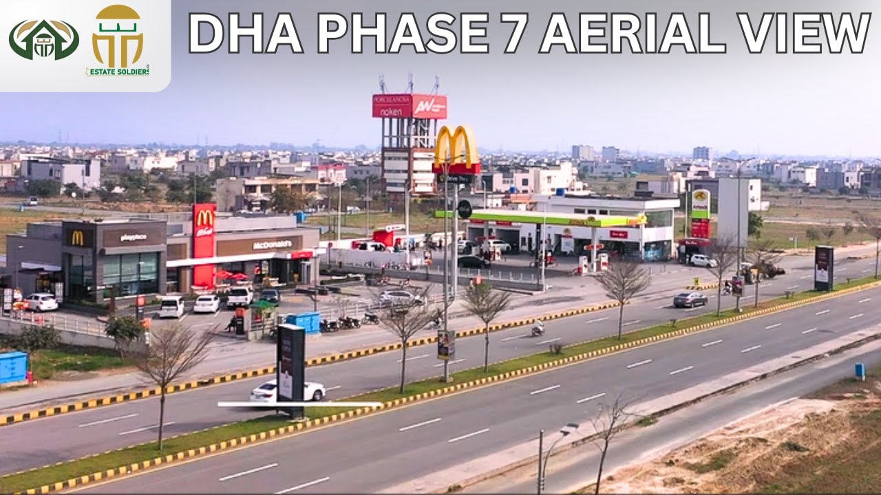 Aerial View of DHA Lahore Phase 7 | Stunning Drone Footage - YouTube