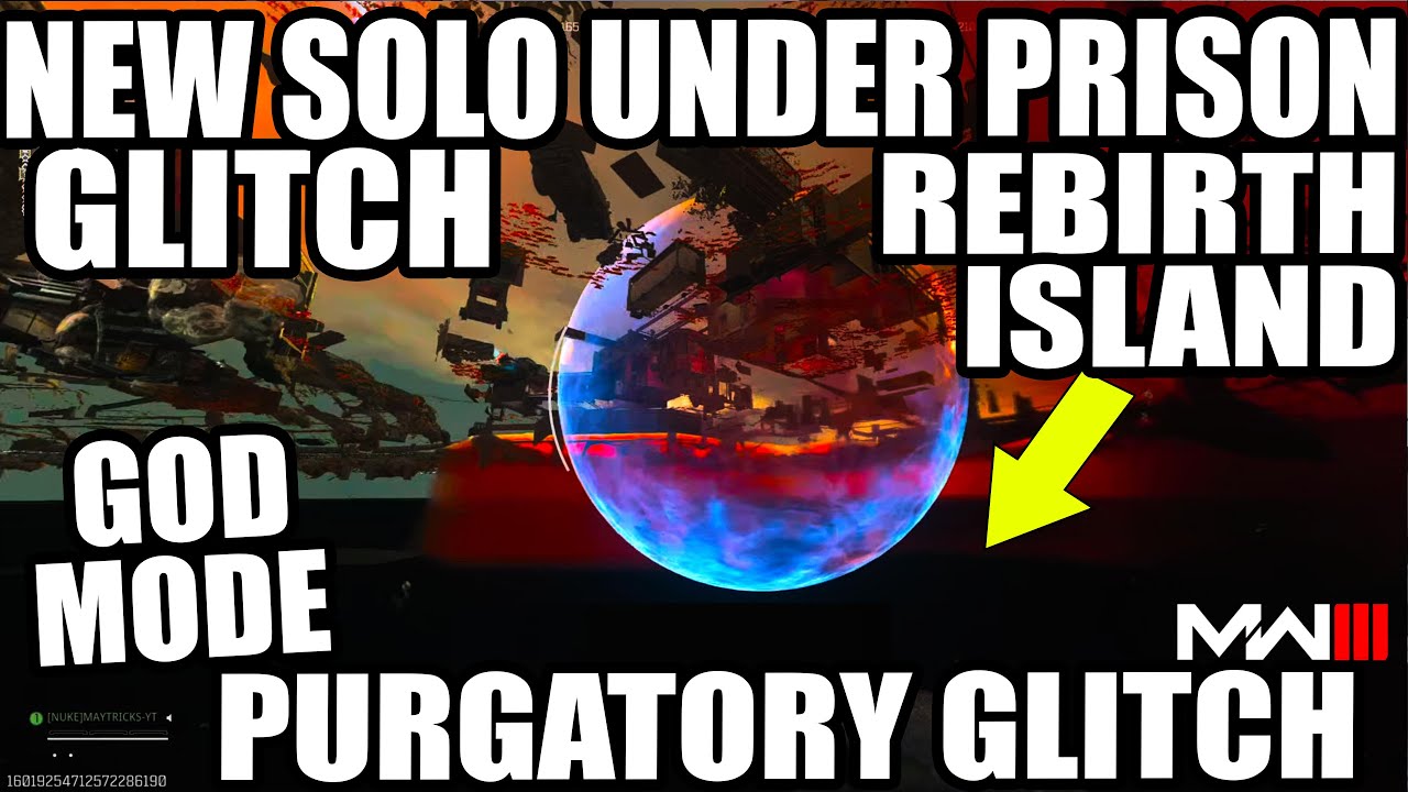 MW3 REBIRTH ISLAND GLITCH PURGATORY GOD MODE GLITCH UNDER MAP GLITCH MW3 GLITCH CAMO GLITCH ...