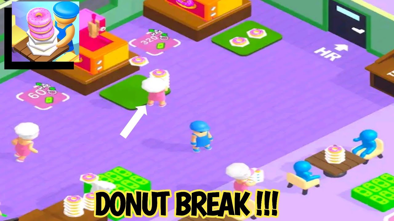👨‍🍳 DONUT BREAK 🥯🍩 GAMES ANDROID/IOS [GAMEPLAY WALKTROUGH] PART #1 ...