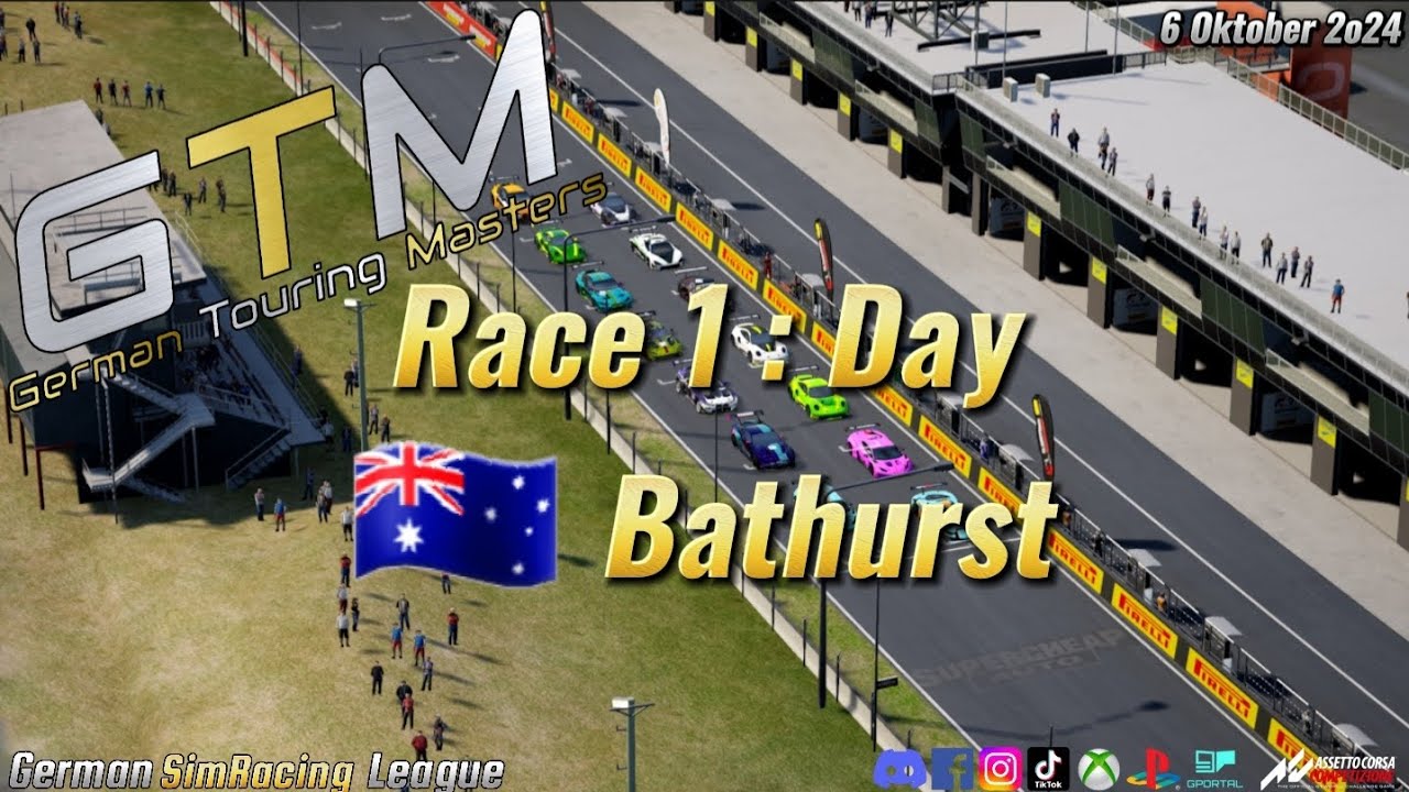 ACC GTM Race 1 : Day in 🇦🇺 Bathurst ( 6 Okt. 2o24 ) - YouTube