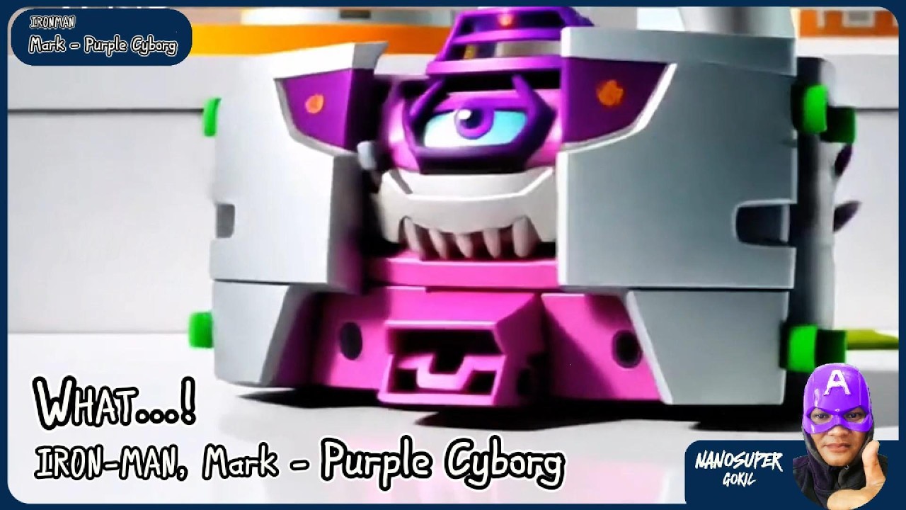 WHAT...! IRON-MAN, Mark – Purple Cyborg ⚡🤖💜 - YouTube