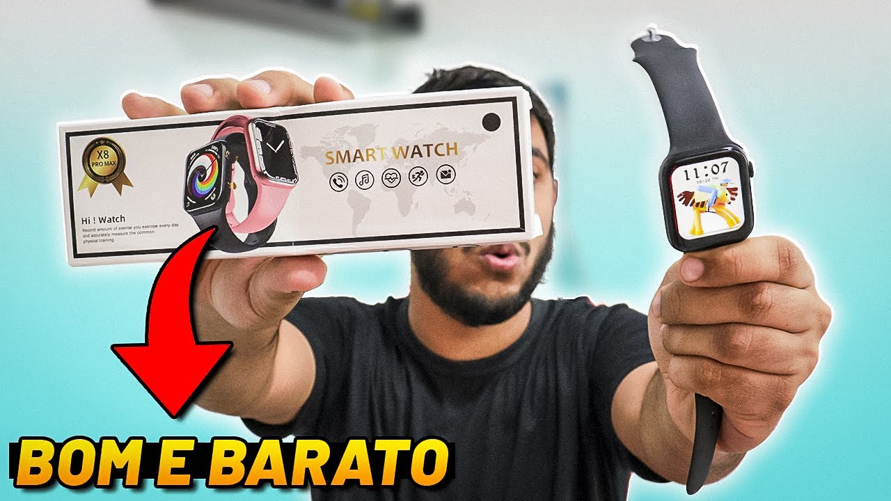 X8 Pro Max: o MELHOR smartwatch BOM e BARATO para quem quer entrar ...