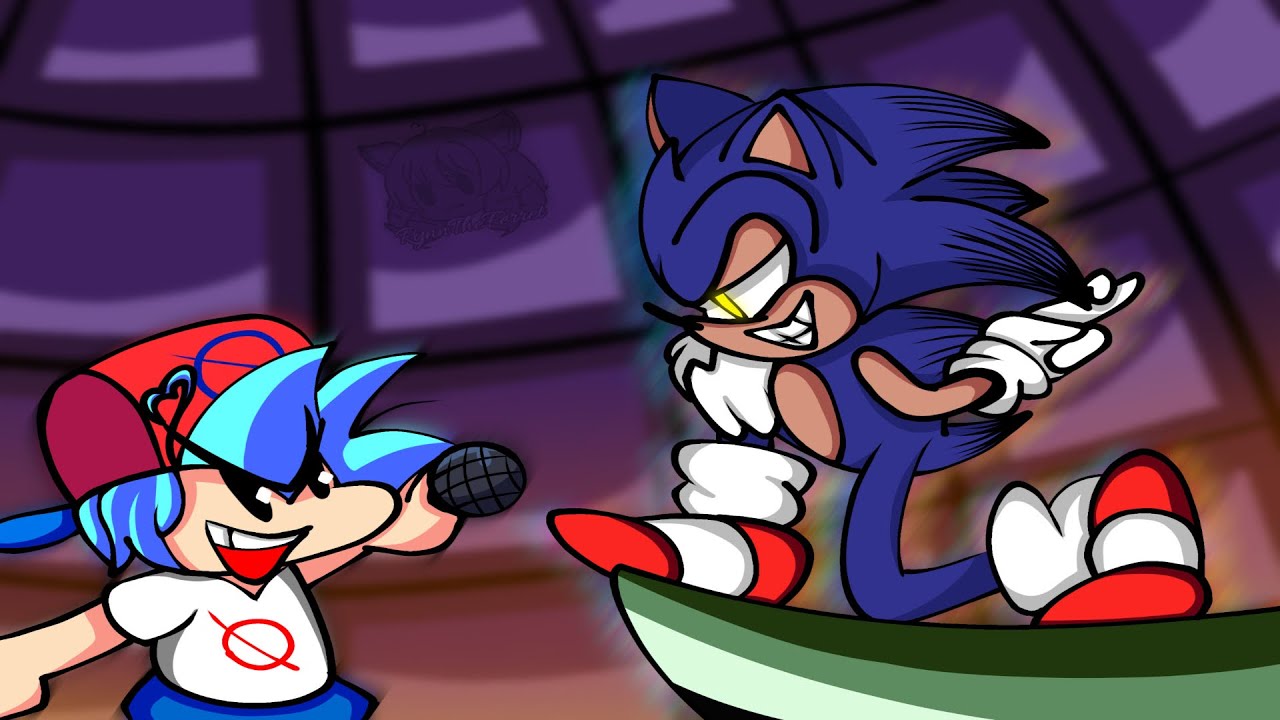 Friday Night Funkin' Yellow Eyed Freak Rynn Styled! (FNF Mod) (Sonic ...