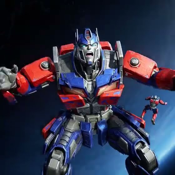 Optimus prime screaming Falling down sci-fi from transformers scene ...
