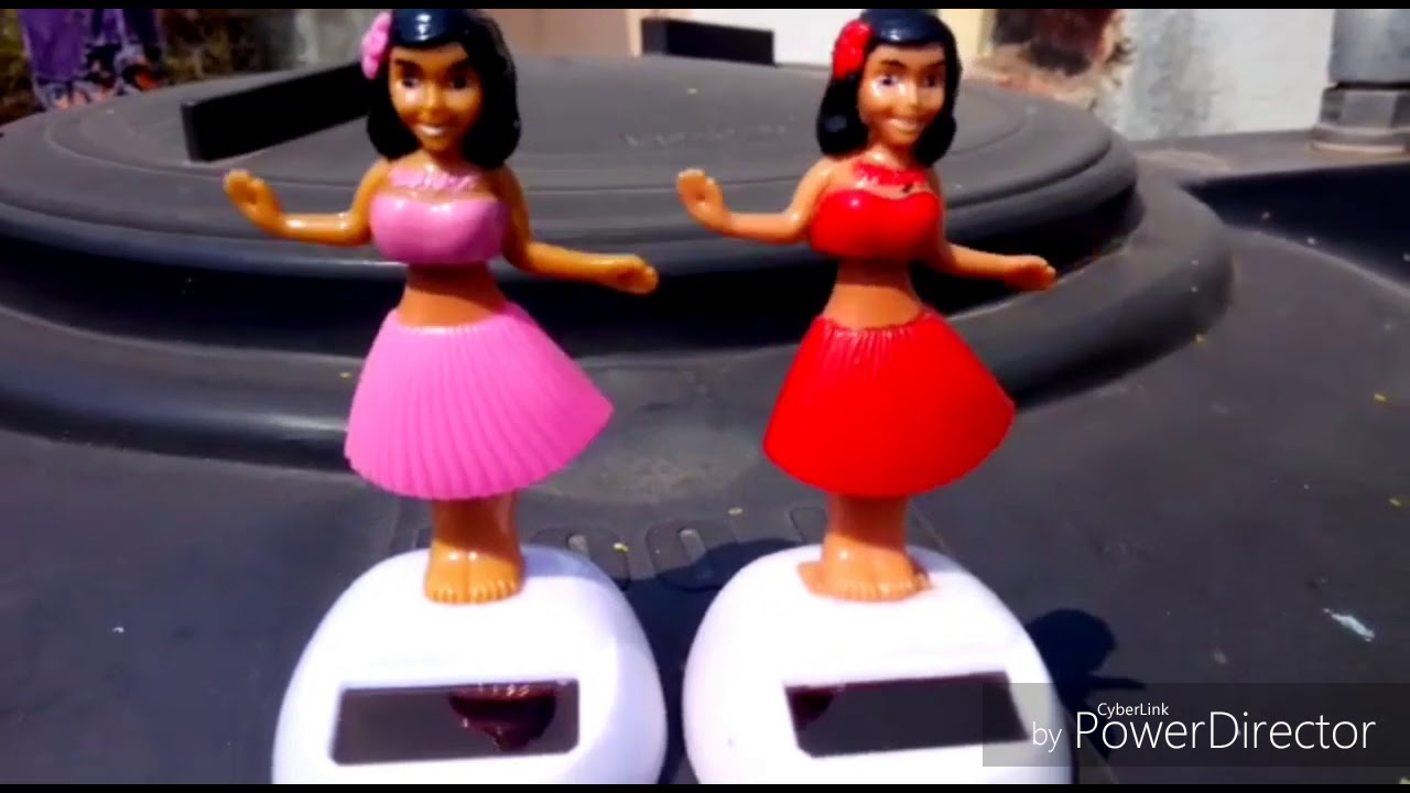 Solar hula doll (DUAL) - YouTube