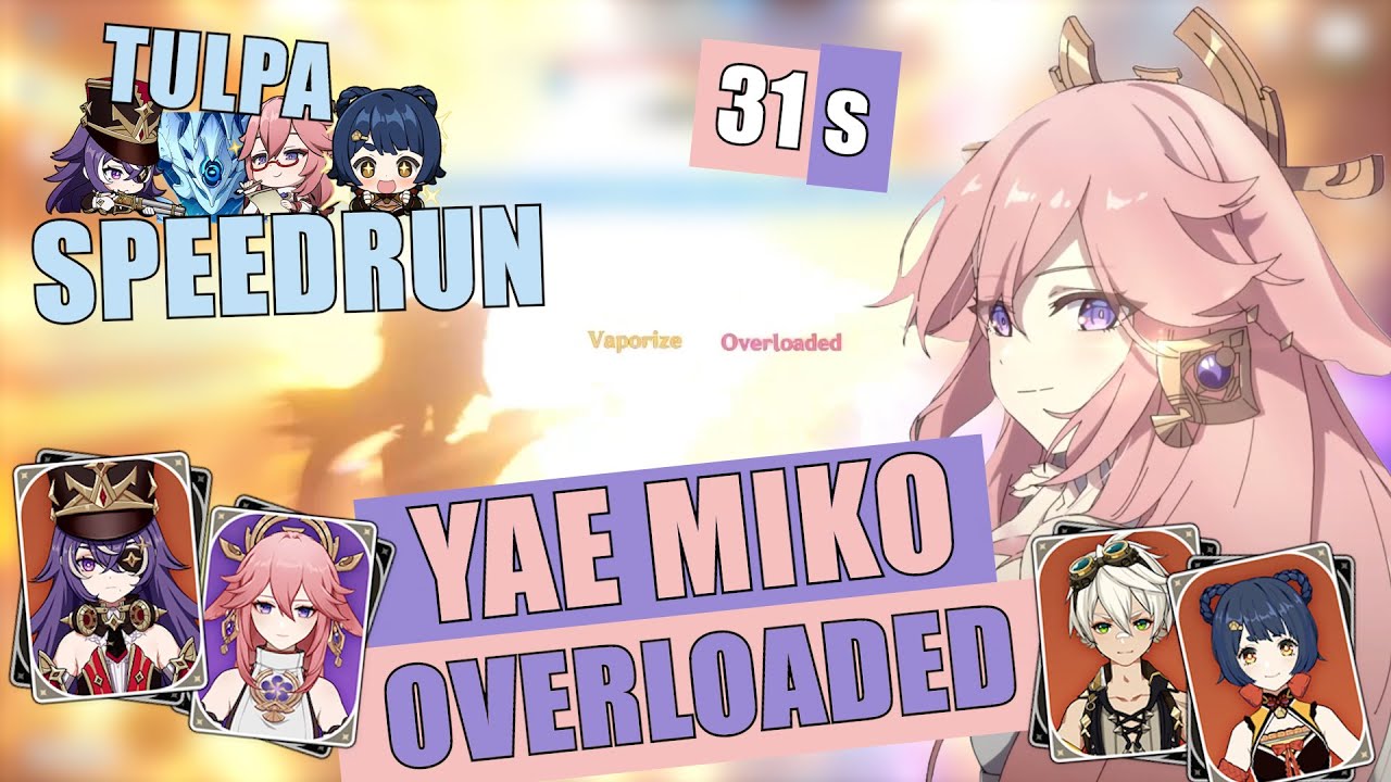 [4.3] Yae Overloaded | 2+3 Cost | Spiral Abyss SPEEDRUN – Tulpa 31s ...