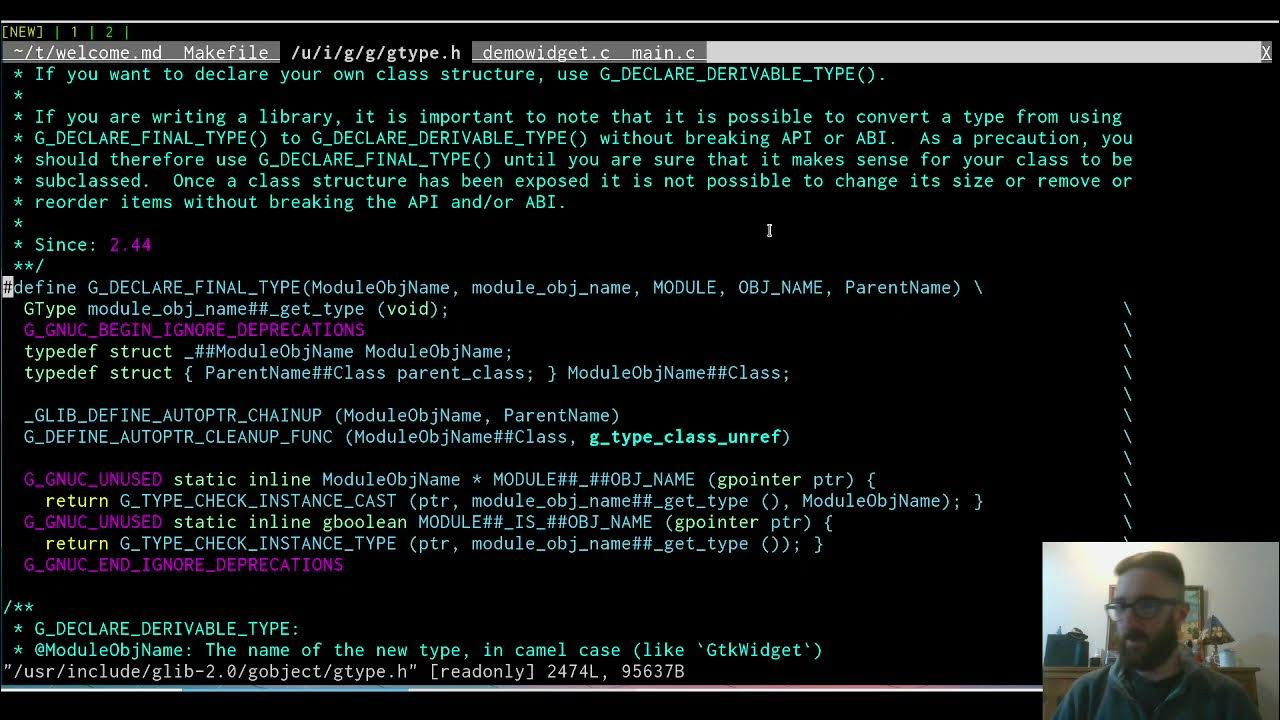 GTK4/GObject in C Tutorial - Part 1 - YouTube