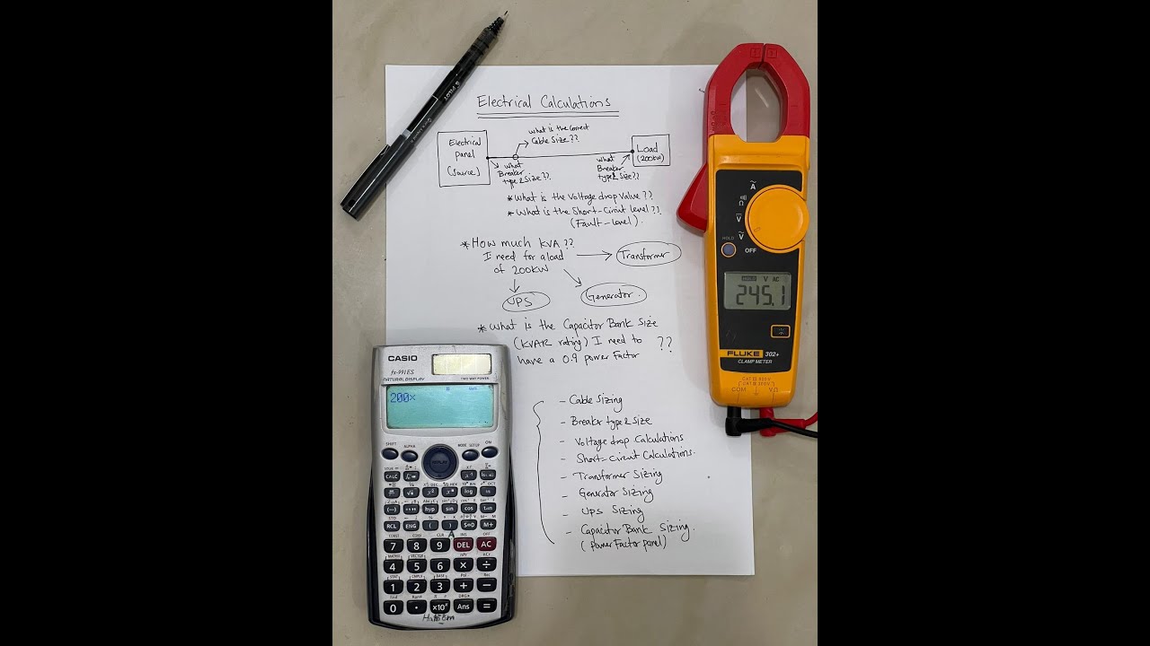 Part 01 Introduction to the Electrical Calculator (Free) - YouTube