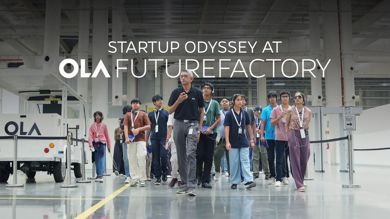 Startup Odyssey visited the Ola Futurefactory - YouTube