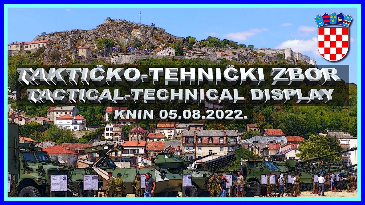 4K⁵⁰🇭🇷⚔️Taktičko-tehnički zbor (Tactical-technical display) (Knin 05.08 ...