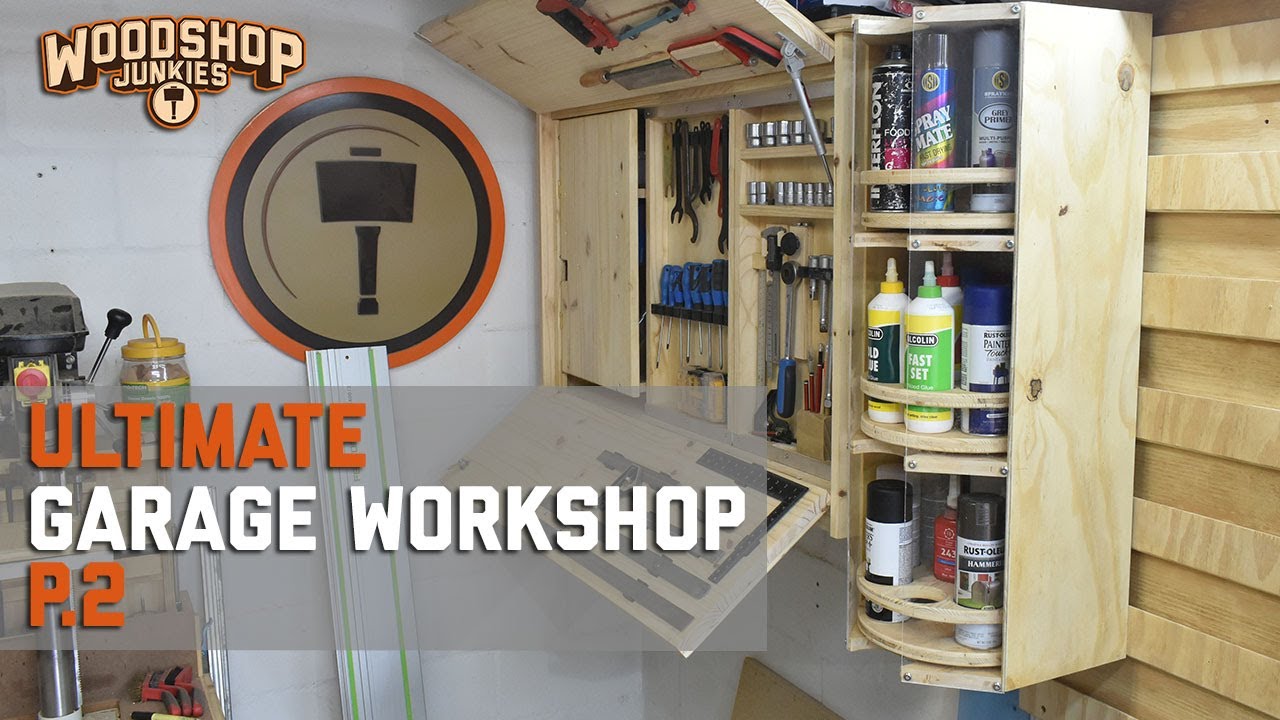 Maximizing Garage Workshop Storage - Spray Paint and Chemical Cans ...