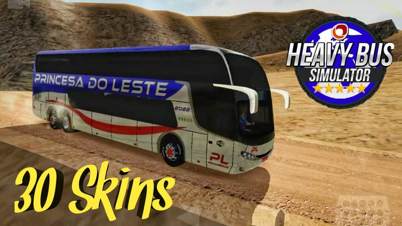 PACK COM 30 SKINS - HEAVY BUS SIMULATOR - YouTube