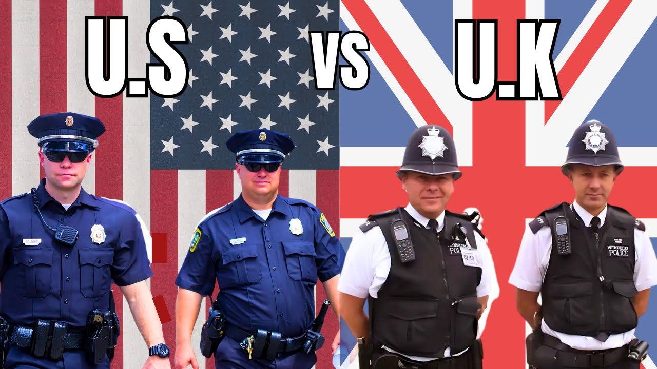 American Cops vs British Cops 🚔🇺🇸🇬🇧 | Shocking Differences! | Reaction ...