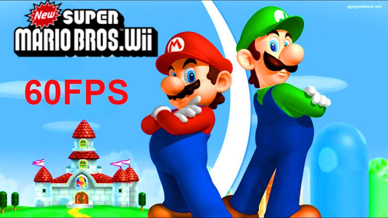 NEW SUPER MARIO BROS WII 60 FPS - YouTube