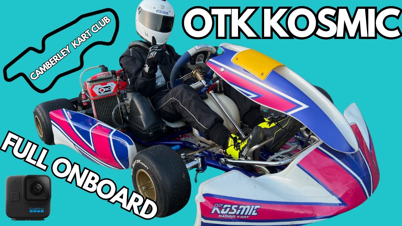 ONBOARD CAMERA OF SECOND PRACTISE DAY IN OTK KOSMIC AT CAMBERLEY KART CLUB - YouTube