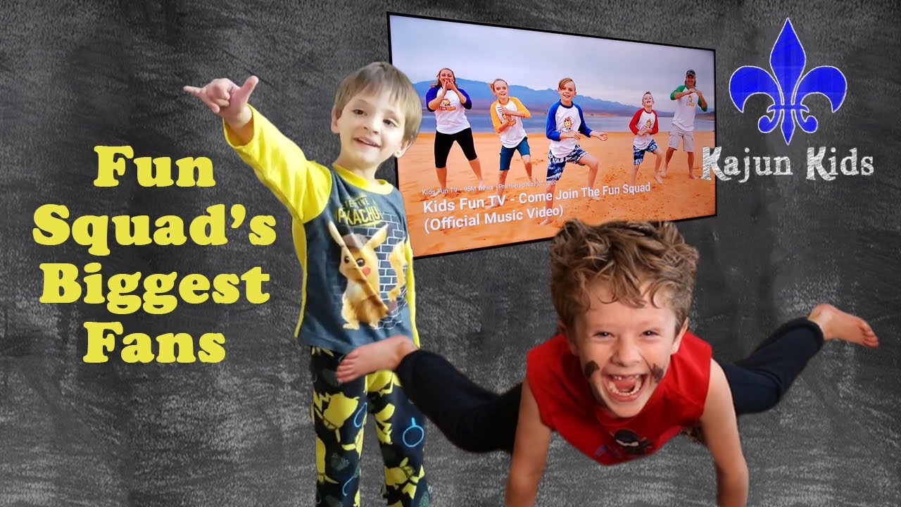 Kids Fun TV's Biggest Fans Dance Along by the Kajun Kids - YouTube