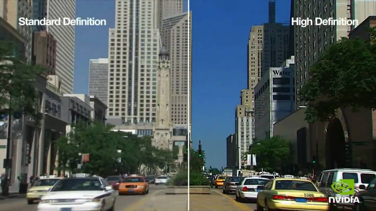 Standard Definition Vs High Definiton 1 1 Test HD 720p YouTube