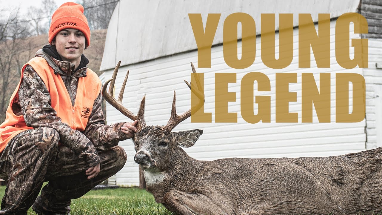 Double Header Buck in Michigan & Ohio with .350 Legend - YouTube