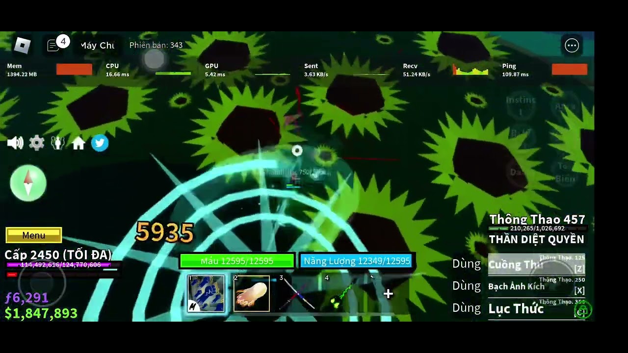 Combo mochi v2 one shot 5m - YouTube