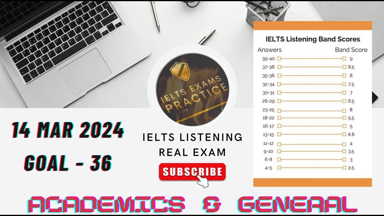 IELTS Exam Practice dated 14/3/2024. Listening (BC & IDP) - YouTube