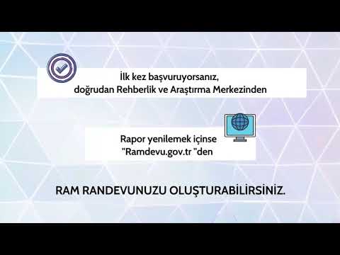 RAM'DAN ÖZEL EĞİTİM RAPORU ALMA SÜRECİ