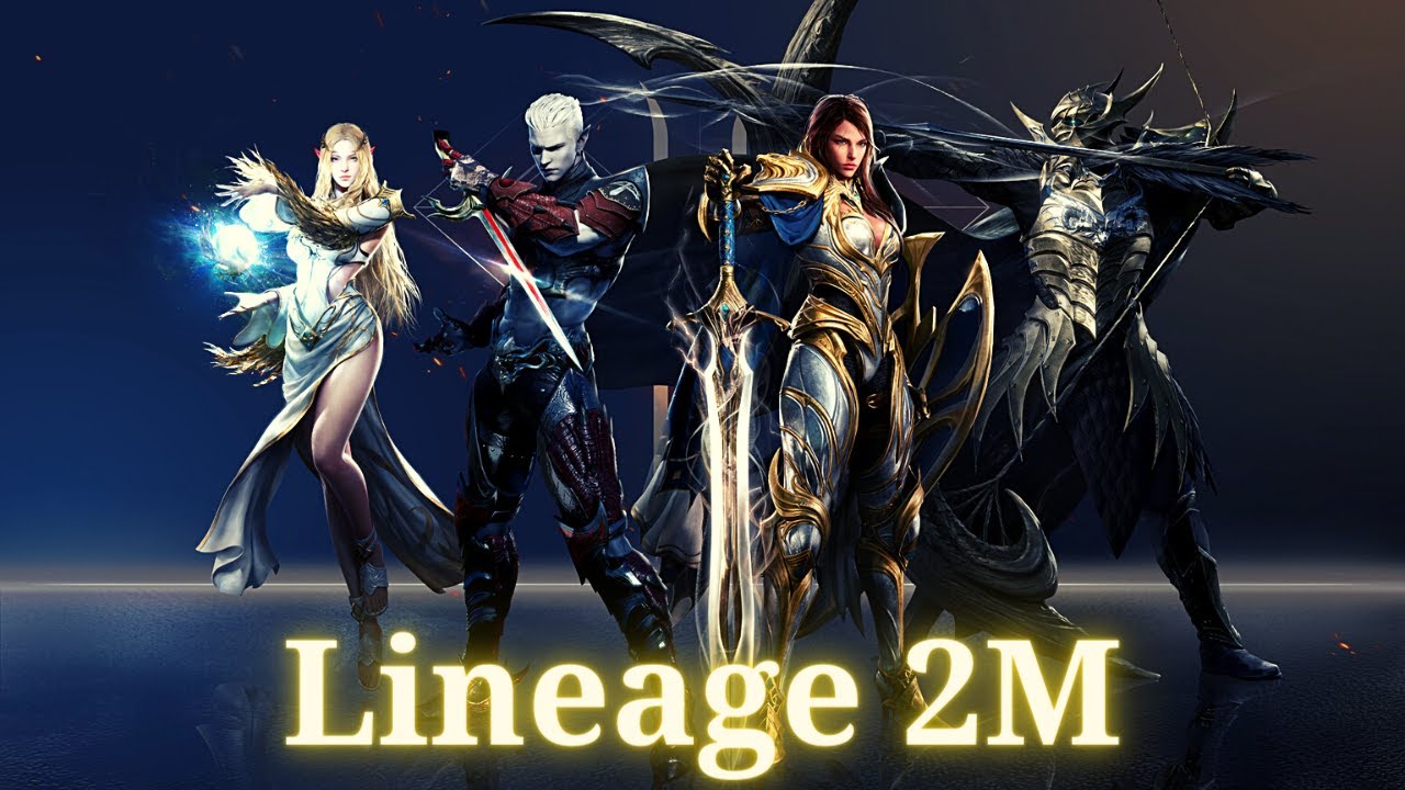 Lineage 2M Human Archer LvL 32 to LvL 37 Gameplay - YouTube