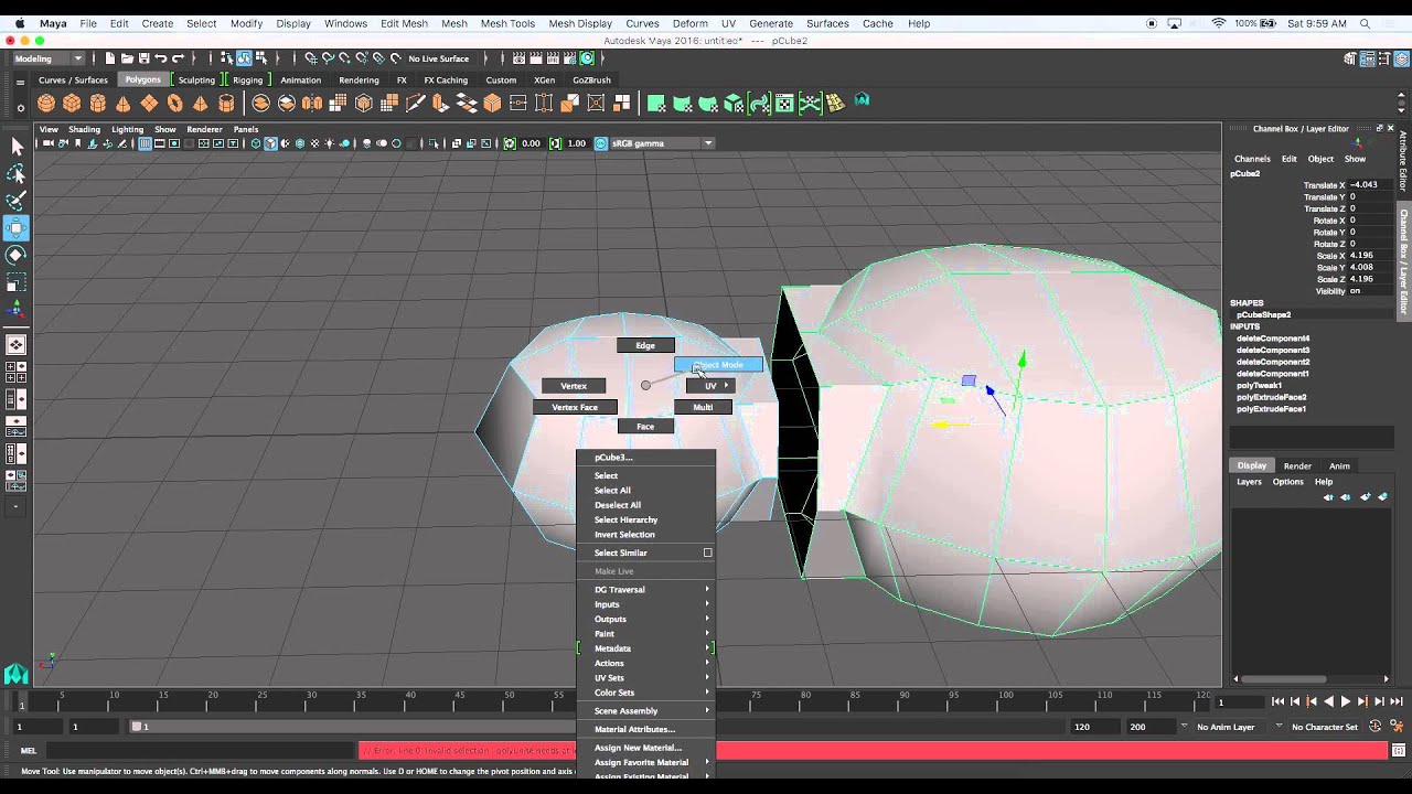 Spider modeling part1 - YouTube