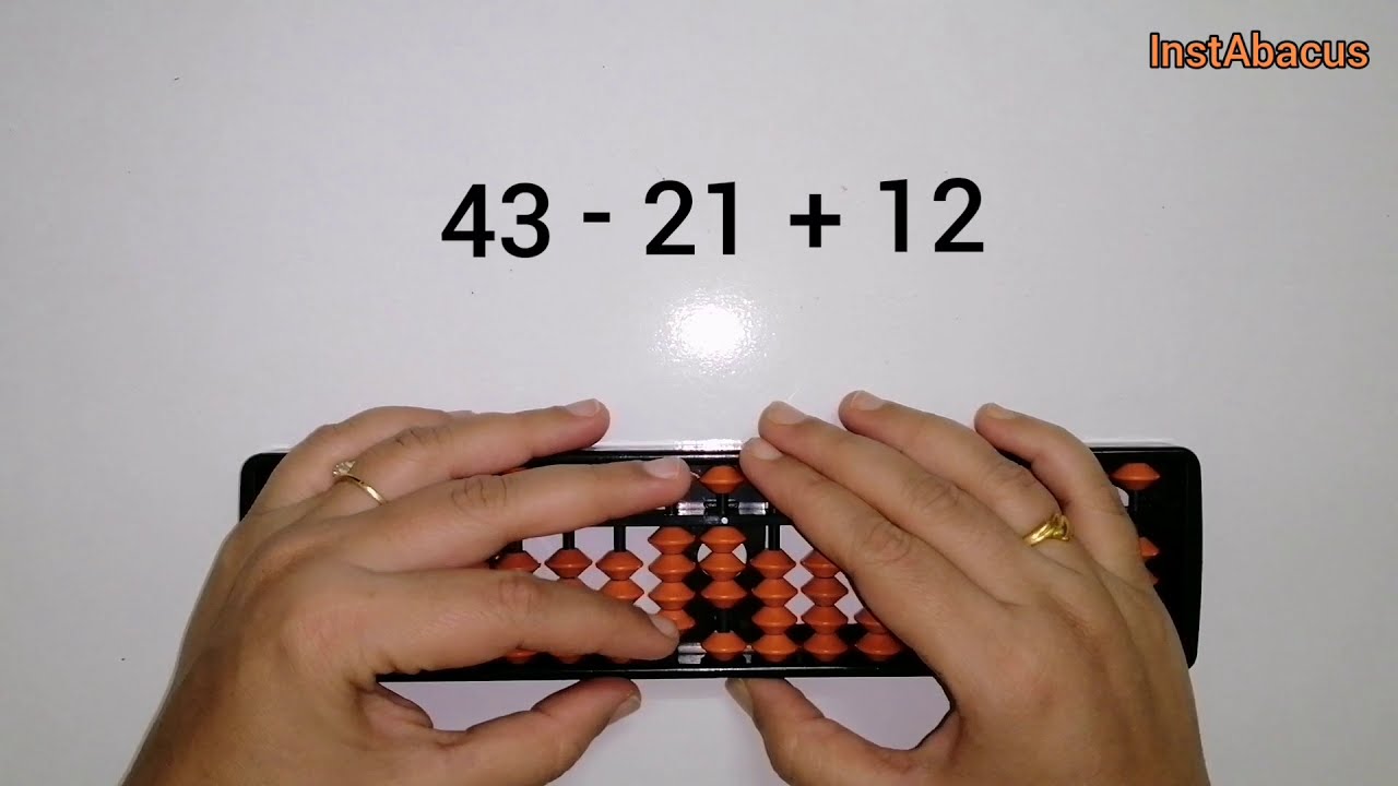 Simple Addition and Subtraction of Two digit Numbers using Abacus ...